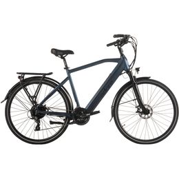 E-Bike Adore "28" Alu Trekking E-Bike ATR-190 Heckmotor 50NM / 15Ah Dunkelblau matt" Gr. 55, schwarz (blau, schwarz), Elektrofahrräder, 55cm, 28 Zoll (71,12cm), Pedelec, Elektrofahrrad für Herren
