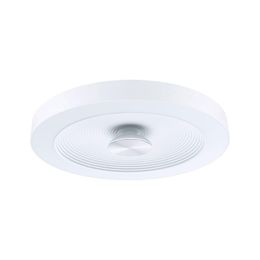 Paulmann LED Deckenleuchte "LED Deckenleuchte Volea IP44 3000K 500lm / 2400lm 230V 4 / 1x18,5W", bunt (weiß, silberfarben), 1, Ø 40cm H: 6,4cm, 1 Stk., Leuchten, Dimmer, LED Deckenleuchte