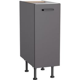 Unterschrank KOCHSTATION, B:30cm H:87cm T:58,4cmanthrazit, anthrazit, K&uuml;che, Schr&auml;nke, "KS-Paula", 30 cm breit, 87 cm hoch, mit 1 Auszug, 2