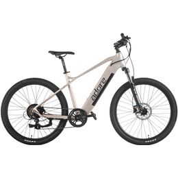 E-Bike Adore "27,5" GV-650 Heckmotor 50NM / 15Ah Brushed Silver matt" Gr. 48, schwarz (silber, schwarz), Elektrofahrräder, 48cm, 27,5 Zoll (69,85cm), Pedelec, Elektrofahrrad für Damen und Herren, MTB