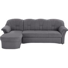 Ecksofa DOMO collection "Papenburg, zeitlose R&uuml;ckensteppung, elegante Formensprache, L-Form", grau, B:235cm H:84cm T:140cm, Kunstleder SOFTLUX;Luxus-Microfaser (100% Polyester);Struktur ( 90% Polyester, 10% Polyacryl);Microfaser PRIMABELLE (100% Polyester), Sofas, Ecksofa, in gro&szlig;er Farbvielfalt, wahlweise mit Bettfunktion, OTTOs Choice, Topseller
