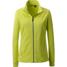 Trainingsjacke LPO "Abby II", Damen, Gr. 40 (M), rosa (gr&uuml;n), 60% Polyester, 40% Baumwolle, regular fit, Jacken Trainingsjacke, glatt mit matter Struktur