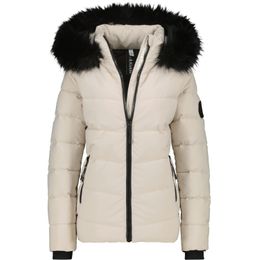 alife and kickin Winterjacke ALIFE & KICKIN "Damen AdelaAK A", Damen, Gr. XL, beige (pumice), 100% Polyester, Jacken Winterjacke