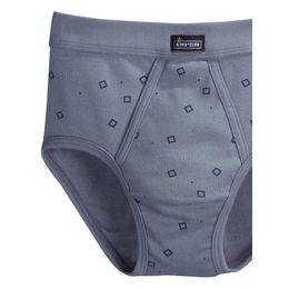 King&acute;S Club Slip KINGS CLUB, Herren, Gr. 6, 3 Stk., blau (sortiert), 100% Baumwolle, Unterhosen Slip, Topseller