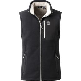 Fleeceweste LPO "Ravin", Herren, Gr. XL, schwarz, 100% Polyester, regular fit, Westen Fleeceweste, mit Langhaarfleece