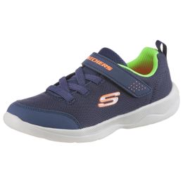 Sneaker Skechers "SKECH-STEPZ 2.0", M&auml;dchen, Gr. 24, bunt (navy, apfelgr&uuml;n), Lederimitat, Textil, Schuhe Sneaker, zum Schlupfen, Freizeitschuh,, Gr&ouml;&szlig;enschablone zum Download