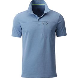 LPO Damen Poloshirt "Funktionspolo Adrian"blau, Gr. 58, 100% Polyester, Shirts, baumwolliger Griff