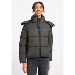 Frieda & Freddies New York Damen Daunenjacke "Fake Down Jacket"olive, Gr. 46, FRIEDA & FREDDIES, unifarben, 100% Polyamid, Jacken