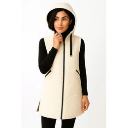 LPO Damen Steppweste "Mascho"whisper wei&szlig;, Gr. 36, 100% Polyester, Westen, Wendeweste