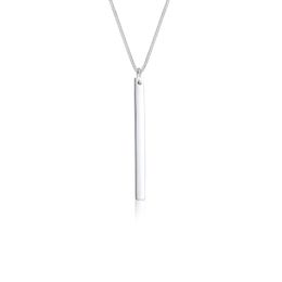 Kette mit Anh&auml;nger Elli "Anh&auml;nger Rechteck Schmuck Geschenk 925 Sterling Silber" Gr. 45, silber, Halsketten, Damen, 45, ohne Stein, Silber 925 (Sterlingsilber), L: 45