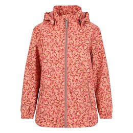 Outdoorjacke ZIGZAG "Graze", Jungen, Gr. 104, rot, 100% Polyester, mehrfarbig, normal, ohne Ausschnitt, Jacken Outdoorjacke, mit 10.000 mm Wassers&auml;ule