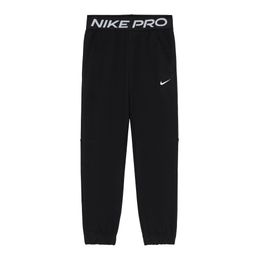 Nike Sporthose 'Pro' M&auml;dchen Gr&ouml;&szlig;e 128/138 schwarz / wei&szlig;