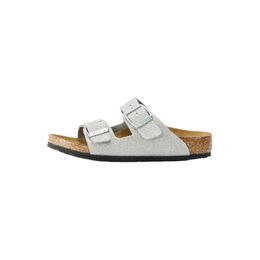 Birkenstock Pantolette 'Arizona' M&auml;dchen Gr&ouml;&szlig;e 35 silber