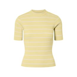 Pieces Sweater female size XS Yellow / White