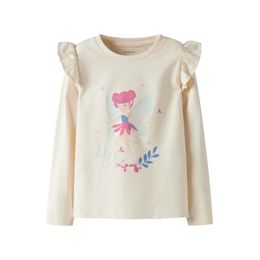 name it Shirt 'NMFTIKKA' M&auml;dchen Gr&ouml;&szlig;e 122/128 creme / blau / rosa