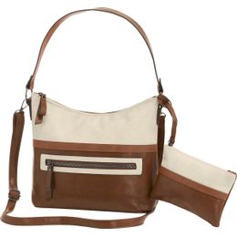 Damen Handtaschen-Set, 2-tlg. braun, Größe 0