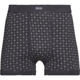 Herren Hose kurz anthrazit-bedruckt, Gr&ouml;&szlig;e 10