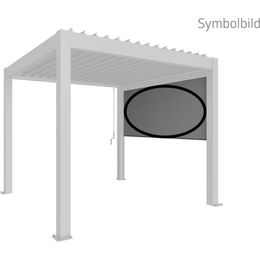 Rollo BioHort, B:272cm H:235cmquarzgrau, metallic, Polyester, Polyvinylchlorid (PVC), Rollos, "für Pergola 3m, elektrisch, verschiedene Farben"