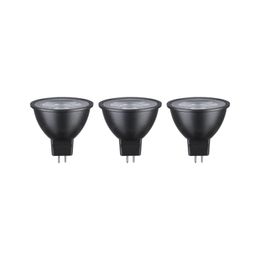 Paulmann LED-Leuchtmittel "3er Set 450lm 2700K 36 chrom 12V", L:4,8cm &Oslash;:5cm, grau, Leuchtmittel