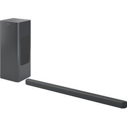 Philips Soundbar "TAB8200/10", B:81,1cm H:3,7cm T:4,2cmgrau, Lautsprecher