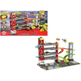 DICKIE TOYS Jungen Spiel-Parkgarage "Parking Garage", bunt, Kunststoff, B:87cm H:52cm T:23cm, Fahrzeug-Spielwelten, inklusive 5 Fahrzeuge; mit Licht
