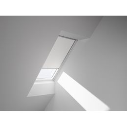 Velux Verdunklungsrollo "DKL Y87 1025S", Y87, wei&szlig;, Kinderzimmer, Rollos, alufarbene F&uuml;hrungsschienen & Griffleiste