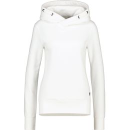 alife and kickin ALIFE & KICKIN Damen Kapuzensweatshirt "Damen BrieAK A", wei&szlig;, Gr. S, 50% Baumwolle, 50% Polyester, Sweatshirts