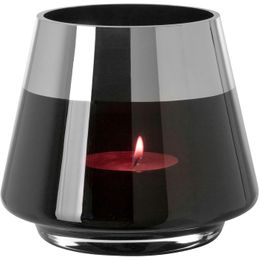 Fink Windlicht "JONA", B/H/T: 13cm, schwarz, Garten, Kerzenhalter, Kerzenhalter aus Glas