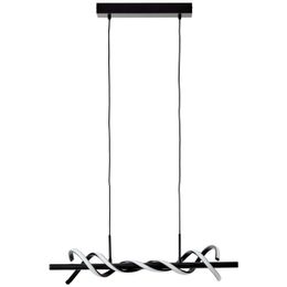 Brilliant LED Pendelleuchte "Amalie", B:75,5cm T:18cm, schwarz, Leuchten, H&ouml;he 150 cm, Breite 76 cm, 2100lm, k&uuml;rzbar, Metall/Kunststoff, schwarz