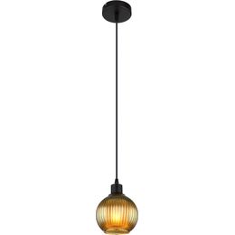 Globo LIGHTING H&auml;ngeleuchte "ZUMBA", &Oslash; 15cm H: 120cm, 1 Stk.bronzefarben, Esszimmer, Leuchten, H&auml;ngelampe/Pendelleuchte/Esszimmer/Wohnzimmer/Esstisch