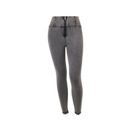 Freddy Damen Jeggings "WRUP4 SUPERSKINNY", schwarz, Gr. XS, Web, Obermaterial: 84% Baumwolle, 16% Elasthan, Hosen, mit Lifting & Shaping Effekt,