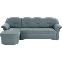 Ecksofa Ds Produkt, B:235cm H:84cm T:140cm, blau, Kunstleder SOFTLUX;Luxus-Microfaser (100% Polyester);Struktur ( 90% Polyester, 10%