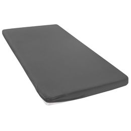 Spannbettlaken OTTO HOME, B:120cm L:200cmanthrazit, Jersey, Obermaterial: 100% Baumwolle, Bettlaken, "Physalis Topper Comfort, in Gr. 90x200, 140x200