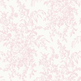 Laura Ashley Vliestapete "Laura Ashley Picardie Petal Vliestapete", B/L: 0,52mm x 10,05mm, Rollen:, rosa, Tapeten, Laura Ashley Picardie Petal