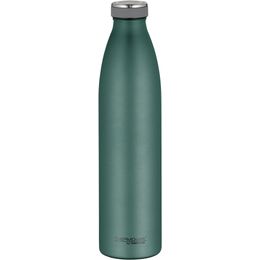 THERMOCAFÉ Isolierflasche "TC BOTTLE, aus doppelwandigem Edelstahl, spülmaschinenfest", 1.000mlmoss grün mat, Trinkflaschen, gummierter