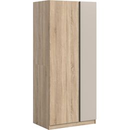 Kleiderschrank Home Affaire, B:80cm H:183cm T:53cmeiche sonoma nachbildung, kaschmir, FSC-zertifizierter Holzwerkstoff, Jugendzimmer, Schr&auml;nke,