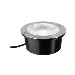 LED Einbauleuchte Paulmann, H:11,2cm &Oslash;:27,3cm, silber, Leuchten, "DureaIP67 rund 153mm 3000K 8W 530lm 230V Edelstahl Metall", Bodeneinbauleuchte