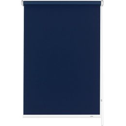 Seitenzugrollo Gardinia, B:112cm H:180cm, blau, Polyester, Rollos, "Uni-Rollo Verdunkelung", Abschlussprofil in wei&szlig;
