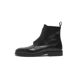 Henry Stevens Herren Schn&uuml;rboots "Winston CDB2", Gr. 39,5, schwarz, Boxcalf, Schuhe