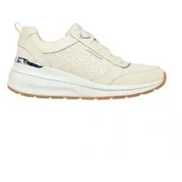 Skechers f&uuml;r Damen. 155616 Turnschuhe Billion - Subtle Spots off-white (40), Wei&szlig;, 3 bis 5 cm, Schn&uuml;rsenkel, L&auml;ssig, Kunstleder