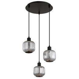 NOWA Pendelleuchte "TOM", 3, &Oslash; 15cm H: 120cm, 1 Stk., schwarz, Esszimmer, Leuchten, H&auml;ngeleuchte, H&auml;ngeleuchte, Wohnbereich, Essbereich