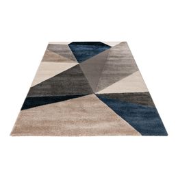 Teppich Obsession, B:120cm H:20mm L:170cm, blau, Polypropylen, Wohnzimmer, Teppiche, "My Canyon 974", modernes 3D-Design, weiche Qualit&auml;t, Wohnzimmer