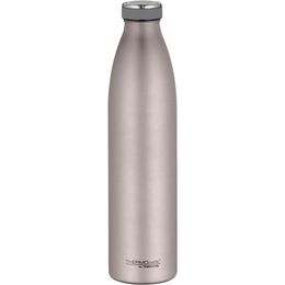 THERMOCAFÉ Isolierflasche "TC BOTTLE, aus doppelwandigem Edelstahl, spülmaschinenfest", 1.000mlrose mat, Trinkflaschen, gummierter Drehverschluss,