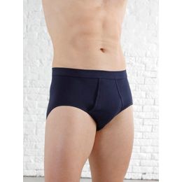 King&acute;S Club KINGS CLUB Herren Slip, Gr. 9, blau, 100% Baumwolle, Unterhosen