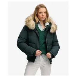 Superdry f&uuml;r Damen. W5011785A Bomberjacke Everest gr&uuml;n (M), L&auml;ssig, Recyceltes Polyester, Nachhaltig