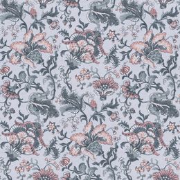Laura Ashley Vliestapete "Laura Ashley Portia Pale Slate Vliestapete", B/L: 0,52mm x 10,05mm, Rollen:, grau, Wohnzimmer, Tapeten, Laura Ashley Portia