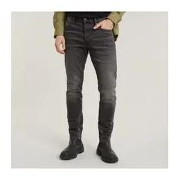 G-Star Raw G-Star f&uuml;r Herren. 51001-B479-A800 Jeans 3301 Slim grau (28/32), L&auml;ssig, Baumwolle, Denim