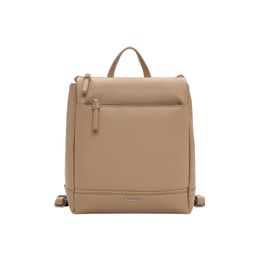 Tamaris Damen Rucksack "Rucksack TAS Kennia", beige, Obermaterial: 60% Polyurethan PU. 40% Polyester PES., Rucks&auml;cke