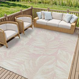 Outdoorteppich LIVABLISS "AMORA", beige, B:200cm H:5mm L:275cm, Kunstfaser, Teppiche, Outdoorteppich