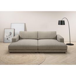 Loungesofa Home Affaire, B:290cm H:85cm T:170cm, beige, 95% Polyester, 5% Nylon, Sofas, "Enisa, B/T/H: 290/170/85 cm", Zeitloses und stylisches